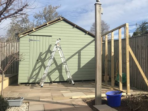 How to Construct a Sheltered Lean-to | Gardens Galore